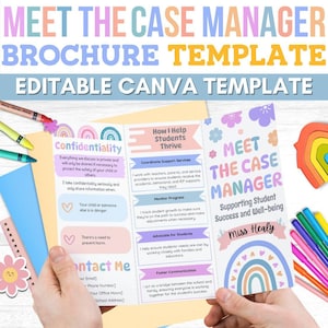 Meet the IEP Case Manager Special Education Meeting Brochure ...