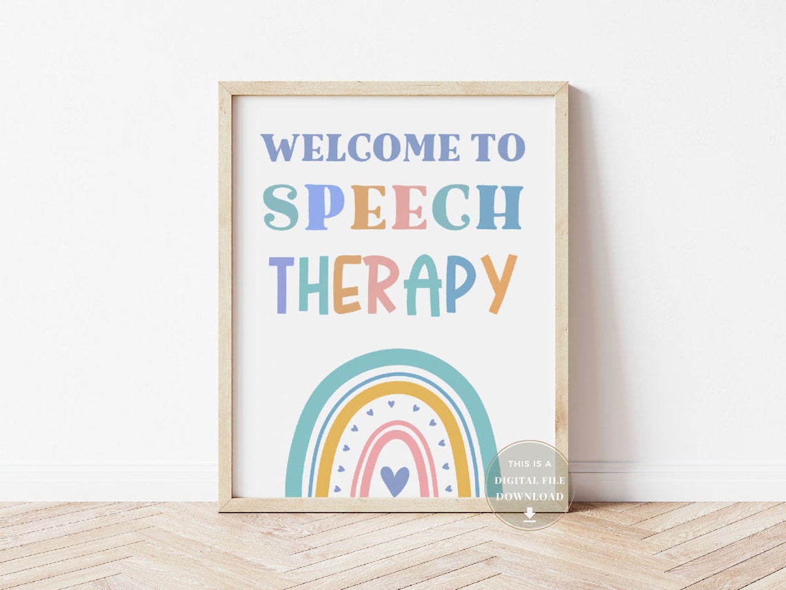 20 SLP Office Decor Room Prints Speech Language Pathologist Poster ...