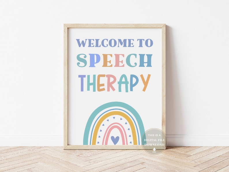 20 Speech Therapy Room Posters SLP Decor Language Pathologist Prints ...