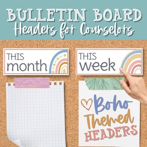 Counselor Bulletin Board Counseling Labels Back to School Middle High ...