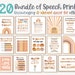 20 Speech Therapy Decor Poster Bundle SLP Office Boho - Etsy