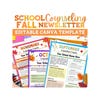 EDITABLE Meet the School Counselor Information Brochure for Parents ...