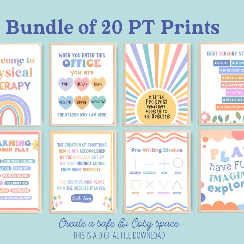 Physical Therapy Month Poster - Etsy