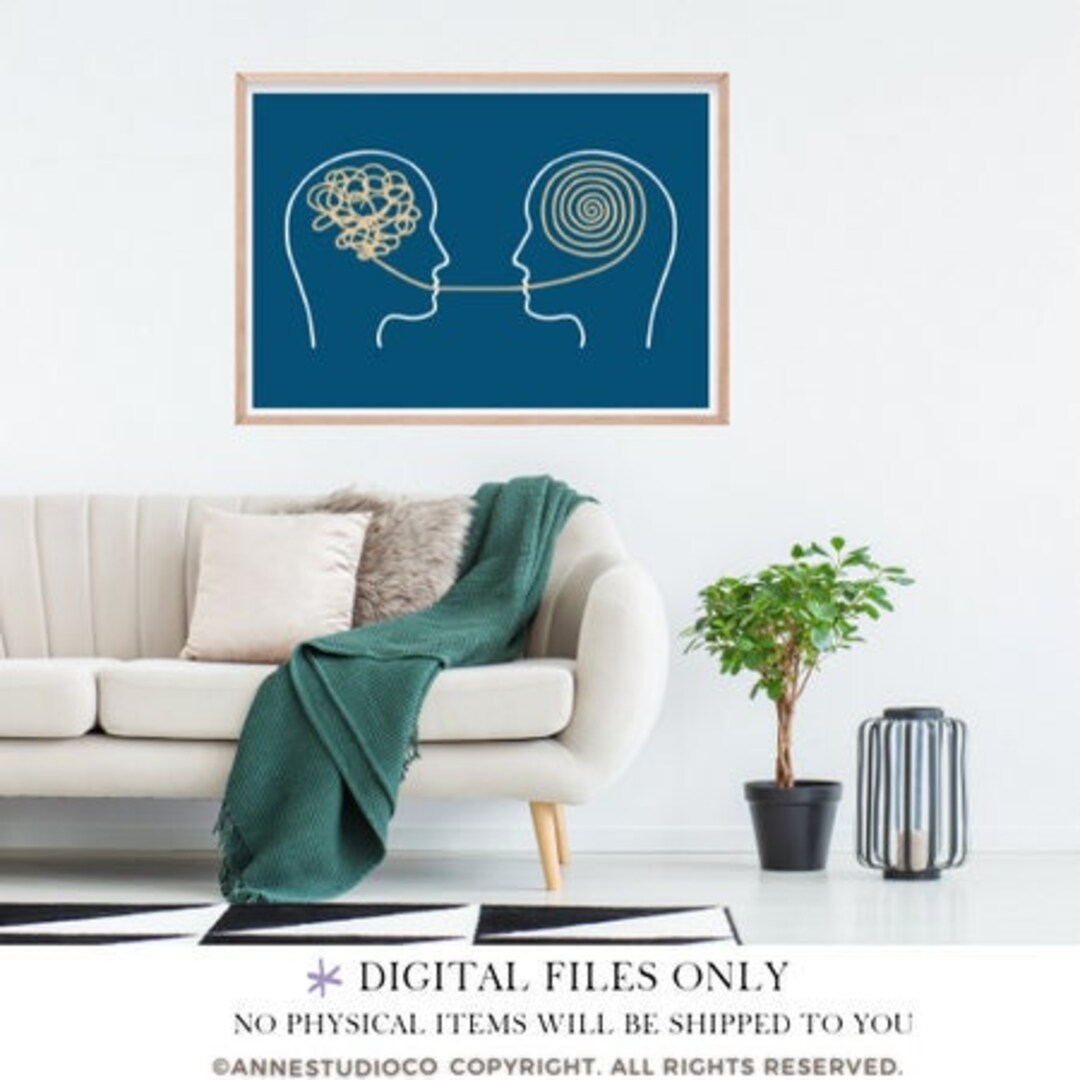 Therapist Office Decor Counseling Wall Art Therapy Poster School ...