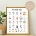 Coping Skills Poster Social Worker Office Decor School Counselor Wall ...