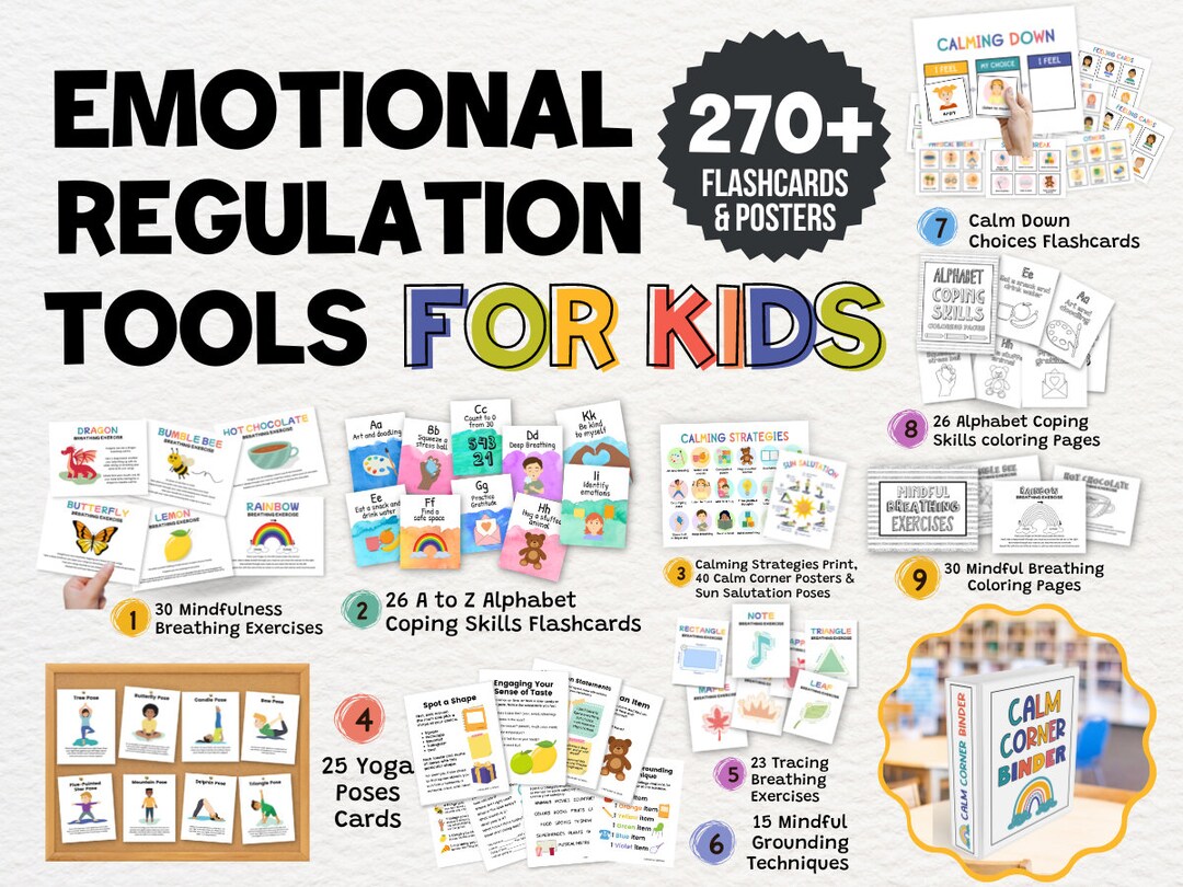 270 Social Emotional Learning Posters Kids SEL Classroom School ...