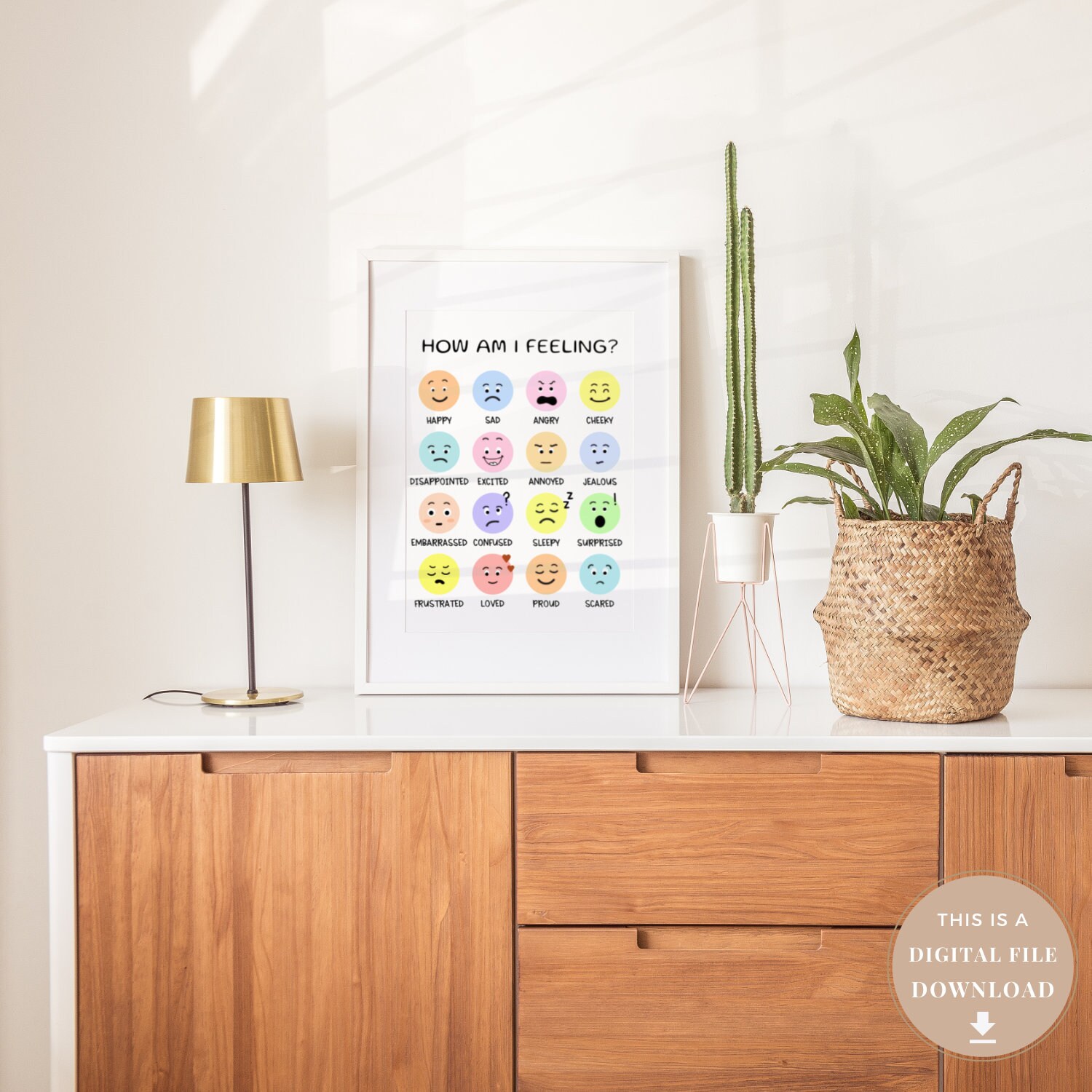 Feelings Poster School Counseling Office Decor Counselor Art - Etsy