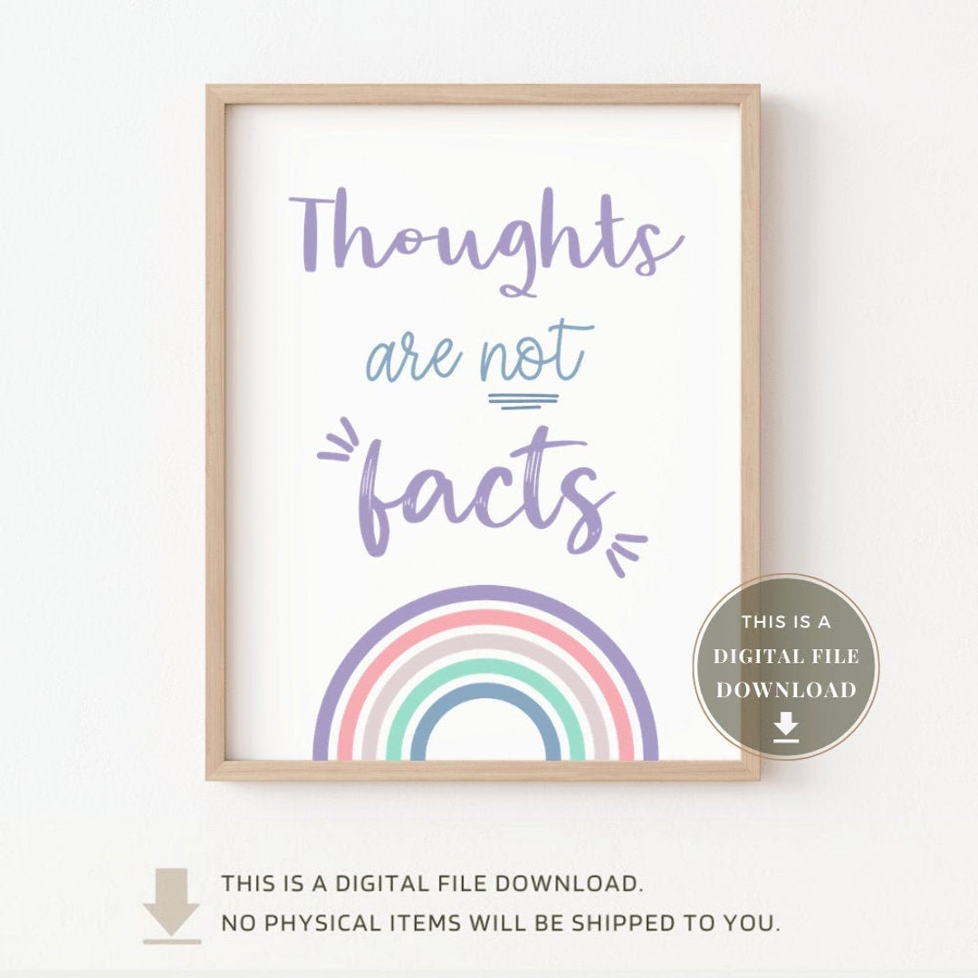School Therapist Office Decor Therapy Quotes Posters Psychologist Wall ...
