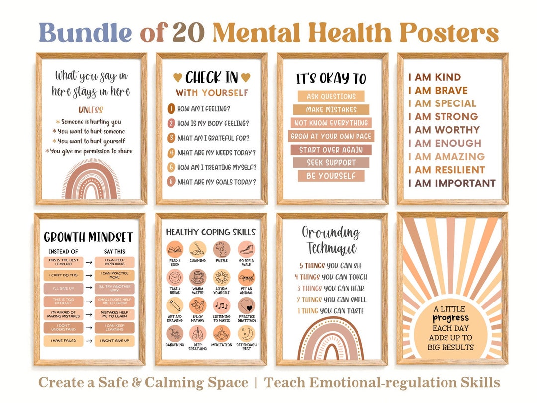 20 Social Worker Poster Decor Prints Social Work Office Printable Boho ...