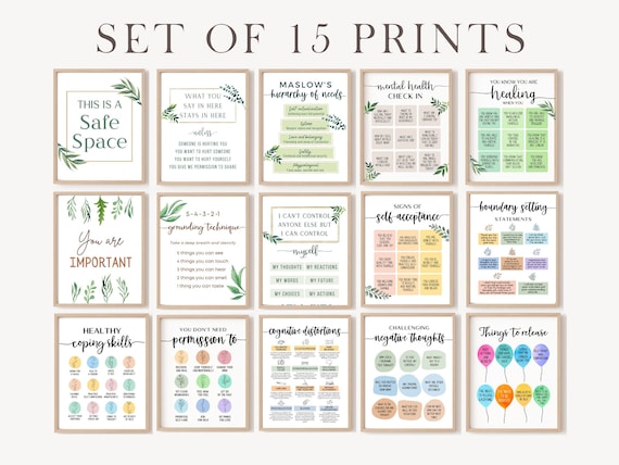 15 Social Worker Office Decor School Counselor Poster Social - Etsy