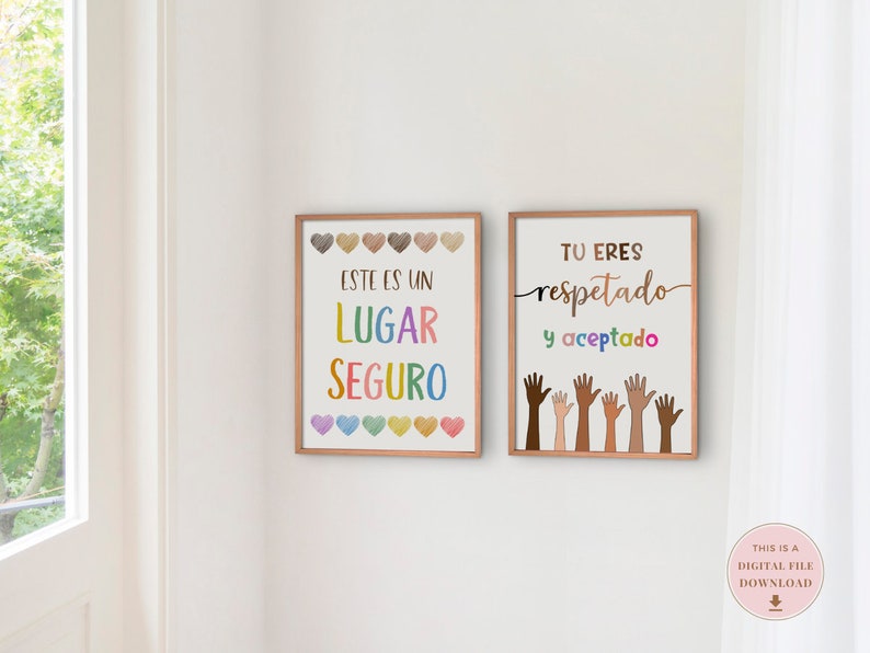 Spanish Classroom Posters Bundle Decor Class Signs Teacher - Etsy