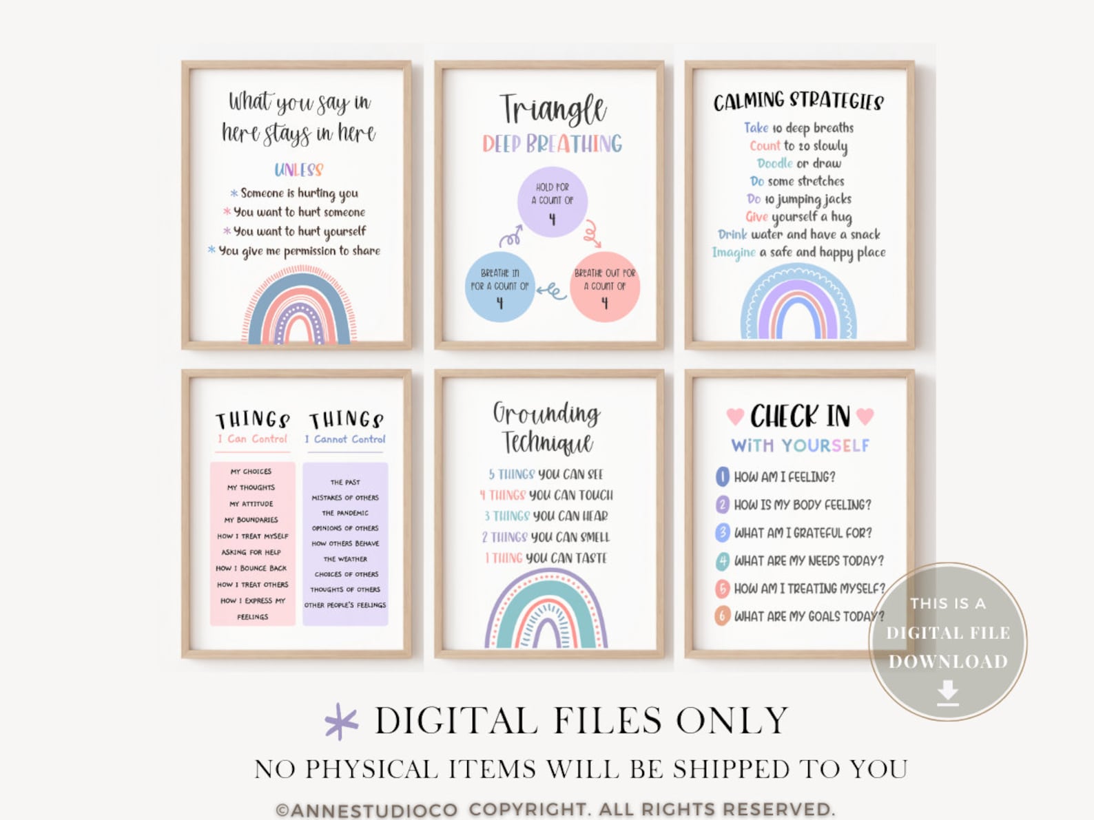 Set 12 Social Worker Office Decor Work Posters School Psych - Etsy