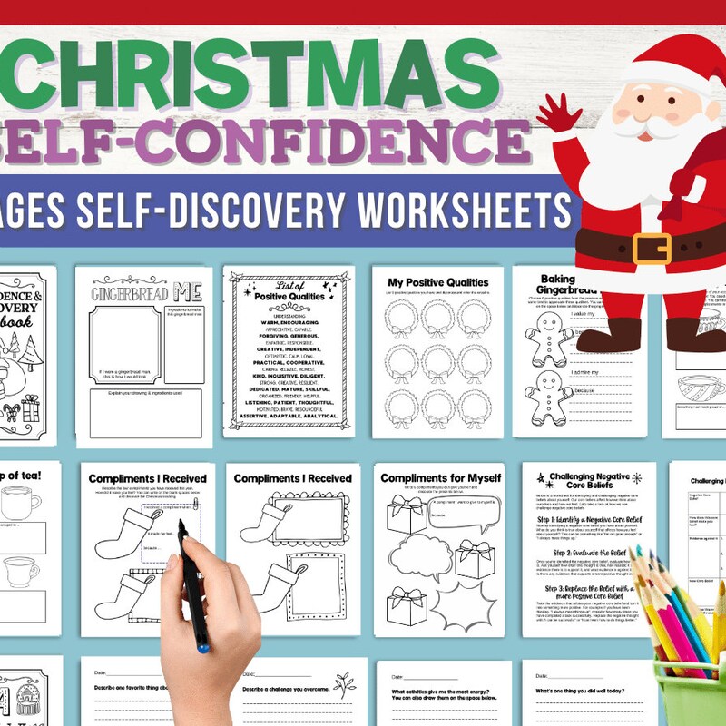 Christmas Anxiety Activity - Etsy