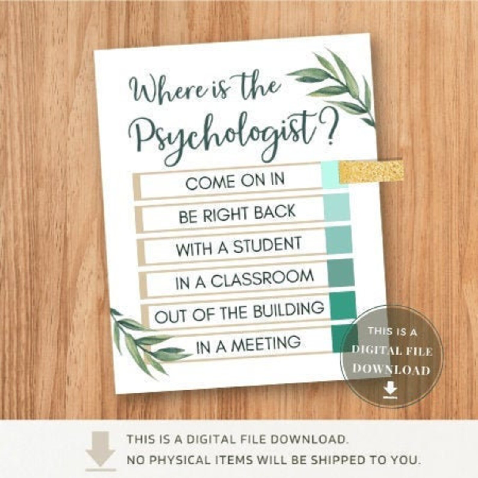 School Psychologist Door Sign School Psychology Office Signs - Etsy