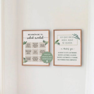 22 Spanish Counselor Poster Mental Health Counseling Office - Etsy