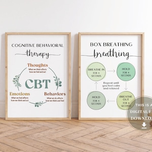 20 Therapist Office Decor Social Worker Posters Therapy Wall Art ...