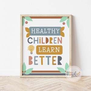22 Health Clinic Decor School Nurse Office Decor Posters Boho Nurses ...