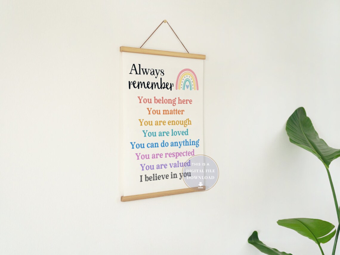 Inclusive School Counselor Office Decor Counseling Poster - Etsy