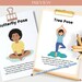 25 Yoga Poses Cards Social Emotional Learning Posters Bulletin Wall Art ...