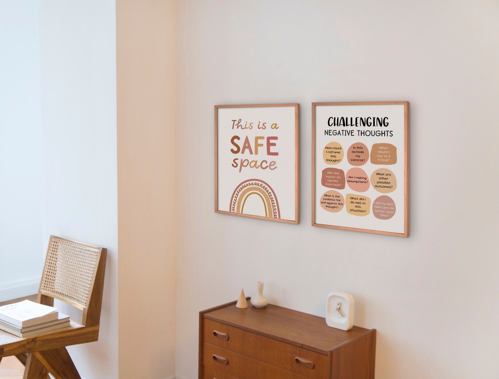 20 Boho Therapy Office Decor Mental Health Poster School - Etsy