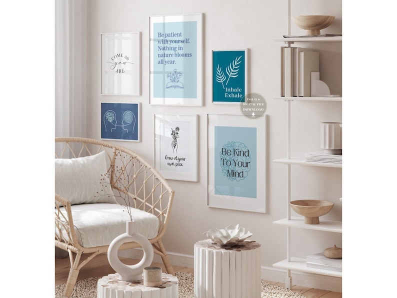 16 Therapy Office Decor Bundle Mental Health Posters - Etsy