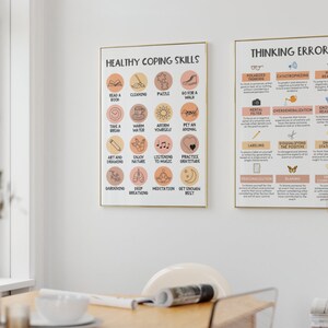 30 Boho School Counselor Posters Decor Psychology Office Sign Art ...