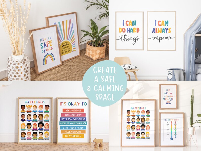 40 Calming Corner Poster Classroom Calm Down Printable Decor - Etsy