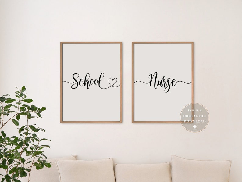 14 School Nurse Office Decor Posters Boho Health Clinic Wall - Etsy