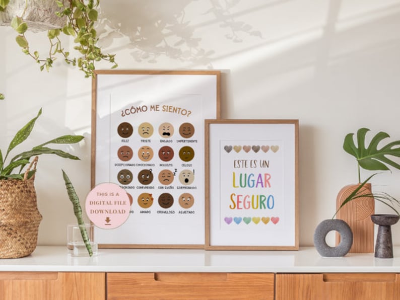 12 Spanish Inclusion Posters School Counselor Office Decor - Etsy