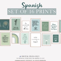 Retro Spanish Growth Mindset Poster Spanish Class Retro Motivational ...