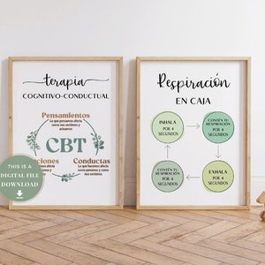 22 Spanish Counselor Poster Mental Health Counseling Office Decor Signs ...