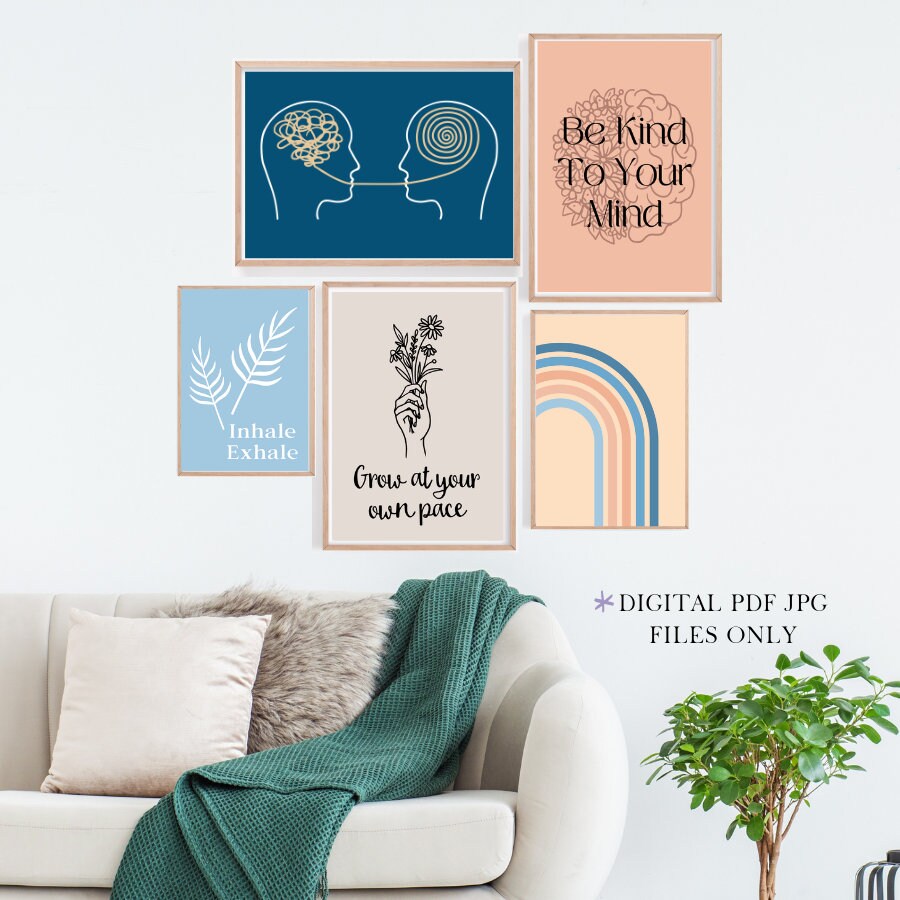Bundle Therapy Office Decor Print Therapist Wall Art - Etsy