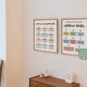 22 Spanish Counselor Poster Mental Health Counseling Office Decor Signs ...