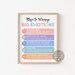 Anger Management Poster Feelings Kids Chart Therapy Tools Room Office ...