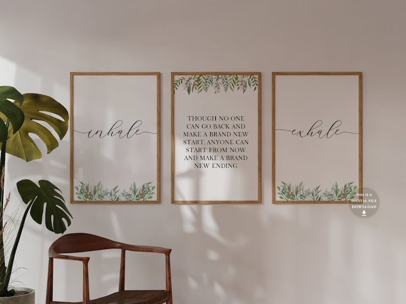 Set of 3 Therapist Office Decor Art Counselor Wall Posters - Etsy