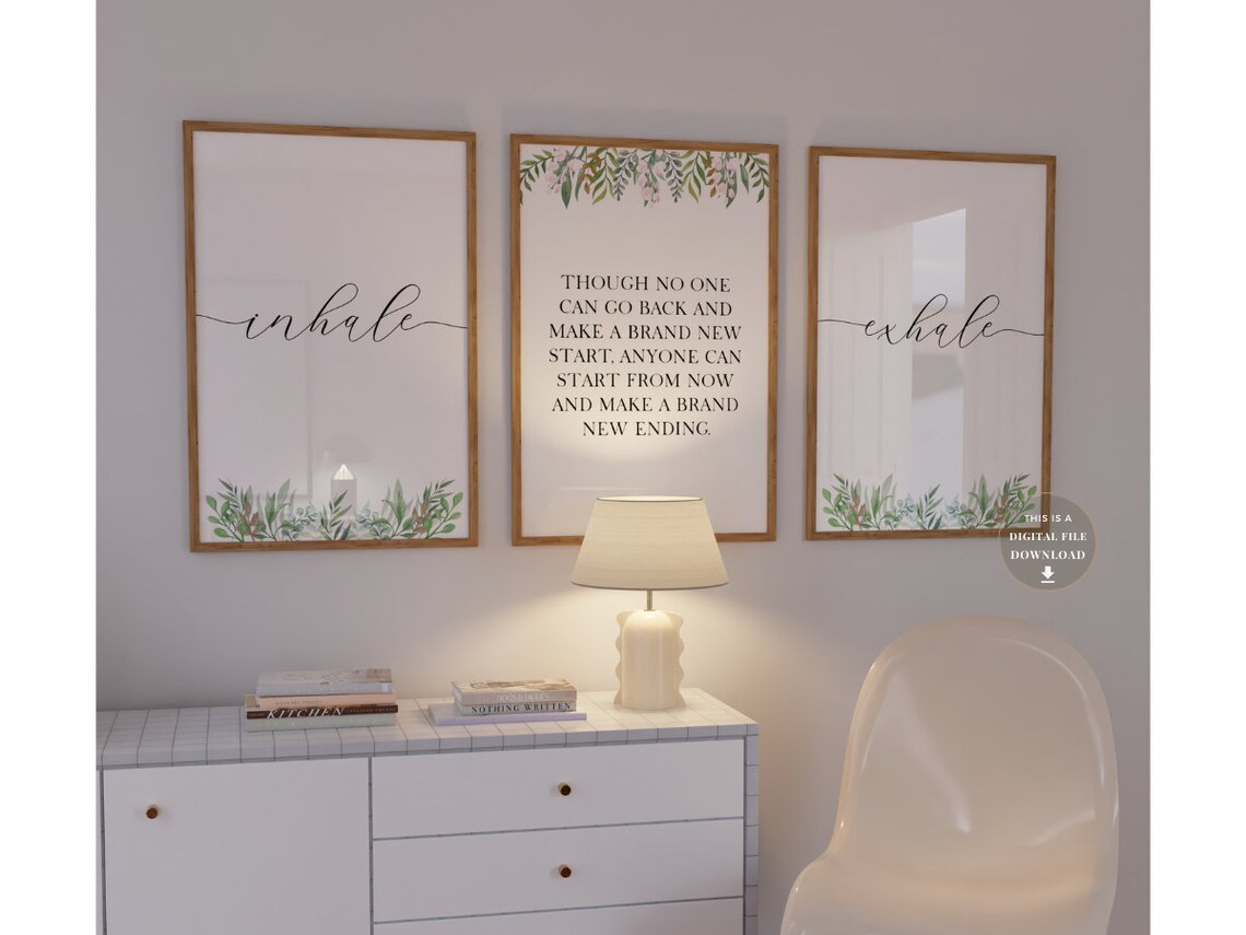 Set of 3 Therapist Office Decor Art Counselor Wall Posters - Etsy