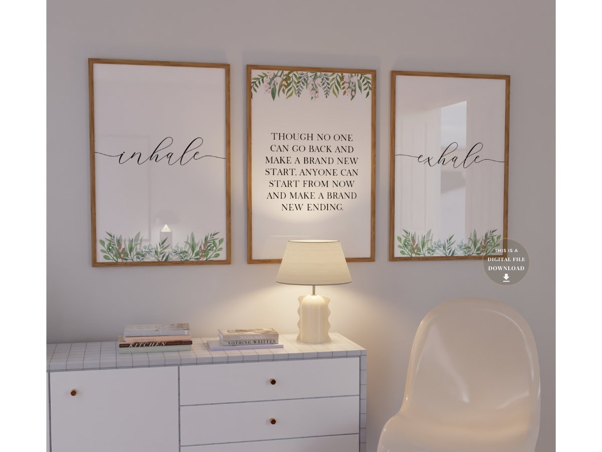Set of 3 Therapist Office Decor Art Counselor Wall Posters - Etsy