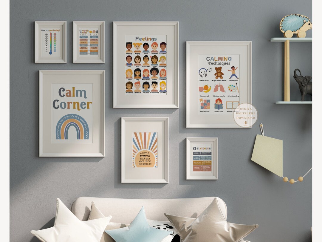 Calming Corner Poster Calm Corner Classroom Affirmations Calming ...