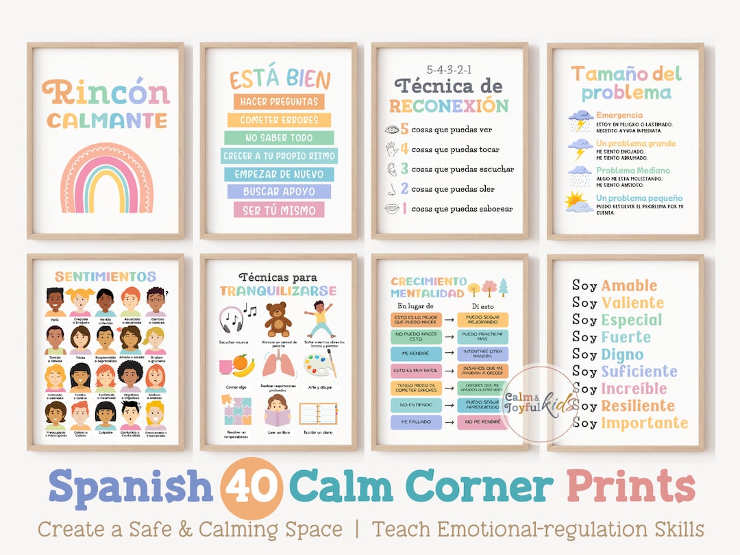 40 Spanish Therapy Poster Psychology Office Decor Counseling School ...