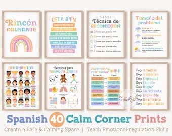 40 Spanish Therapy Poster Psychology Office Decor Counseling School ...