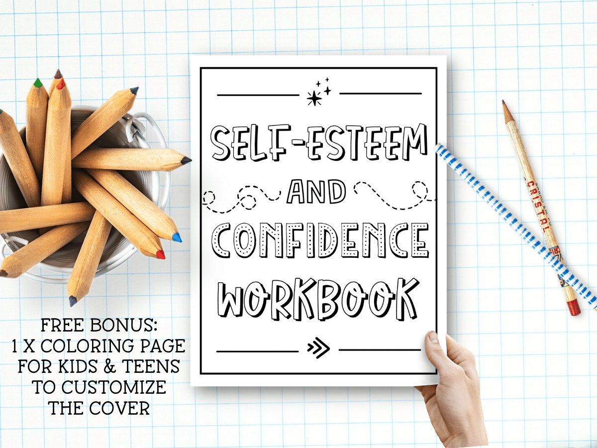 Self-esteem Workbook Teens Worksheet Confidence Therapy Counseling ...