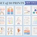 30 Spanish Classroom Educational Posters Wall Art Bundle - Etsy