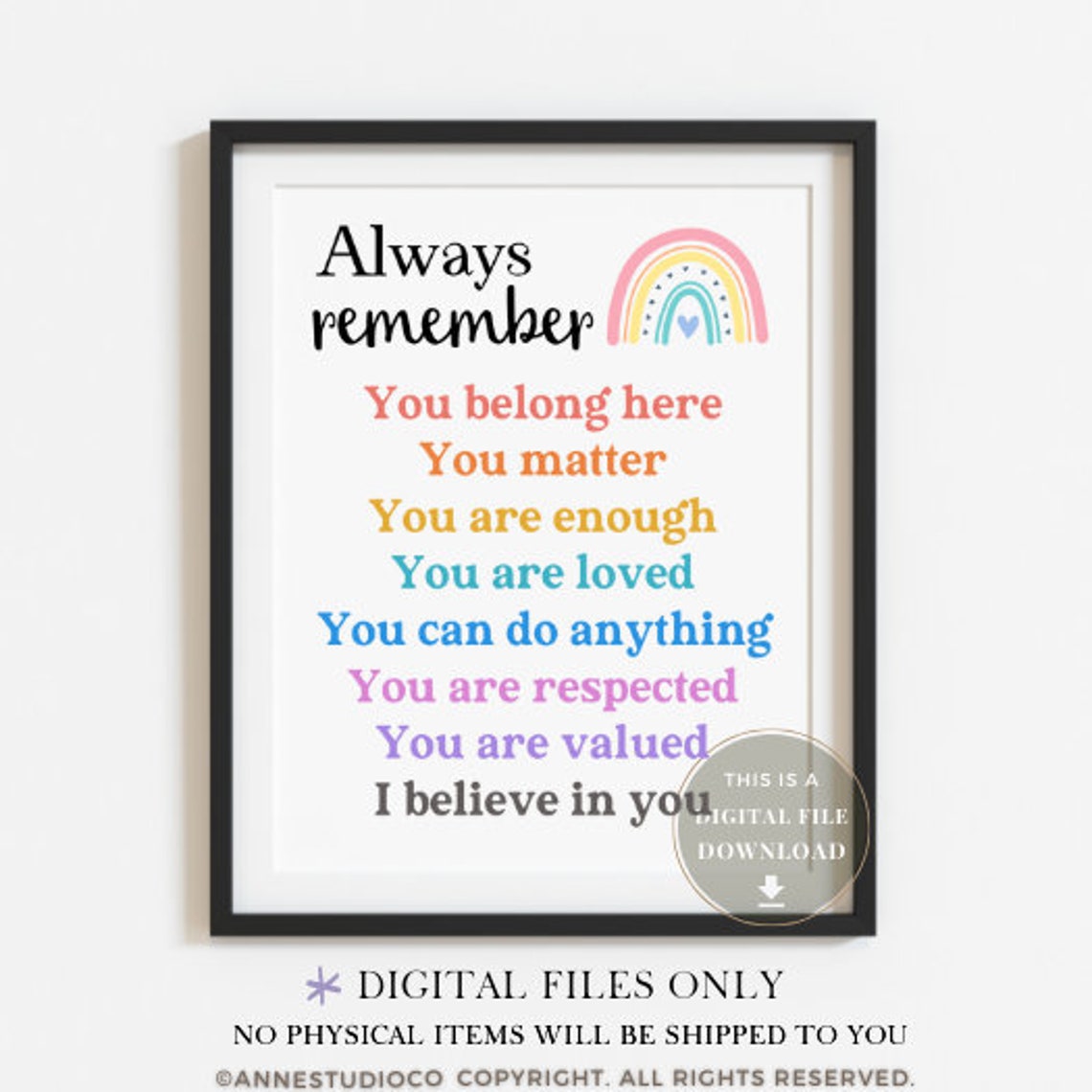 Inclusive School Counselor Office Decor Counseling Poster | Etsy