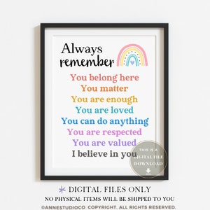 Inclusive School Counselor Office Decor Counseling Poster Psychologist ...