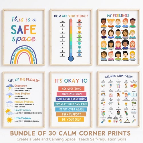 Feelings Poster Emotions Chart Classroom Decor Montessori - Etsy