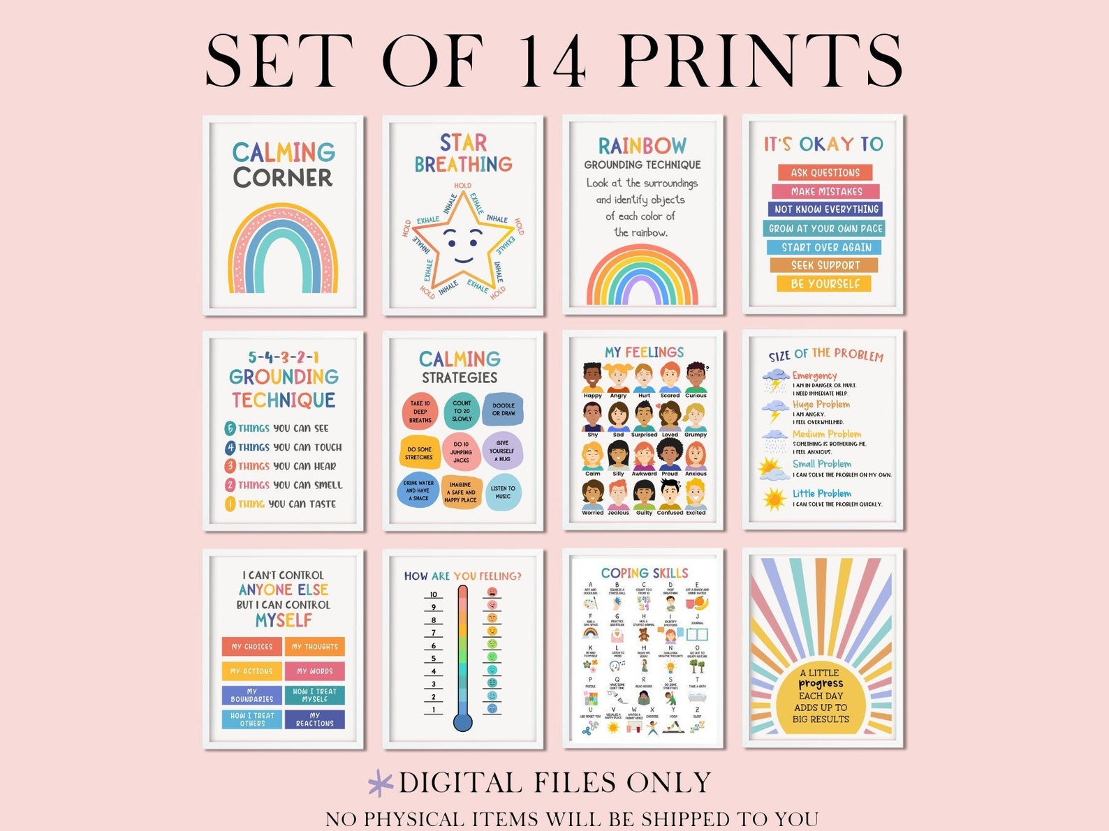 14 Calming Down Corner Decor Sign School Counselor Calm - Etsy Canada