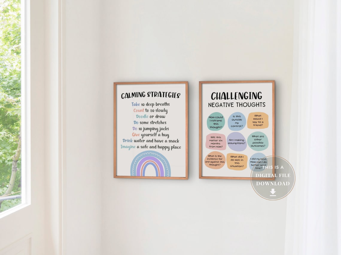 30 School Counseling Posters Counselor Office Decor - Etsy UK