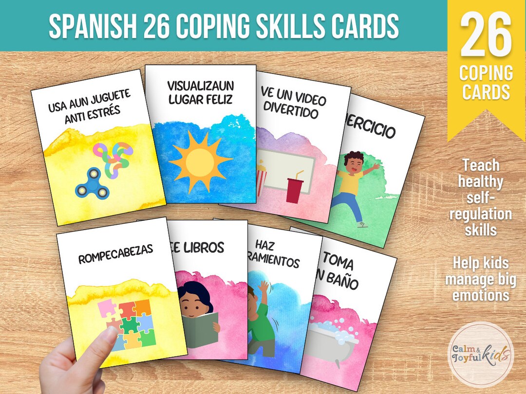 26 Spanish Classroom Decor Posters Healthy Coping Skills Psychology ...