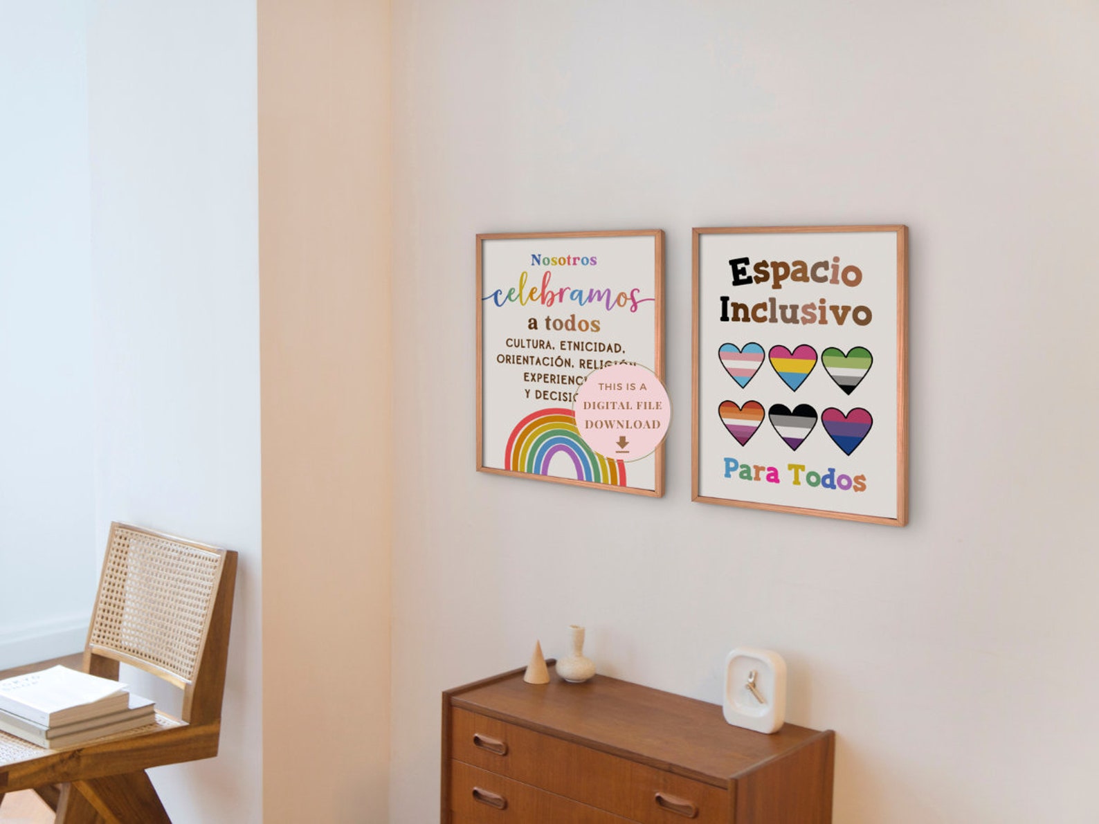 12 Spanish Inclusion Posters School Counselor Office Decor - Etsy