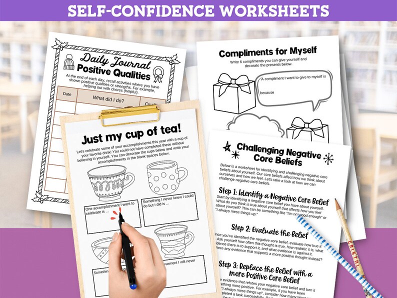 Christmas Therapist Activity Counselor SEL Classroom Activities Sheets ...